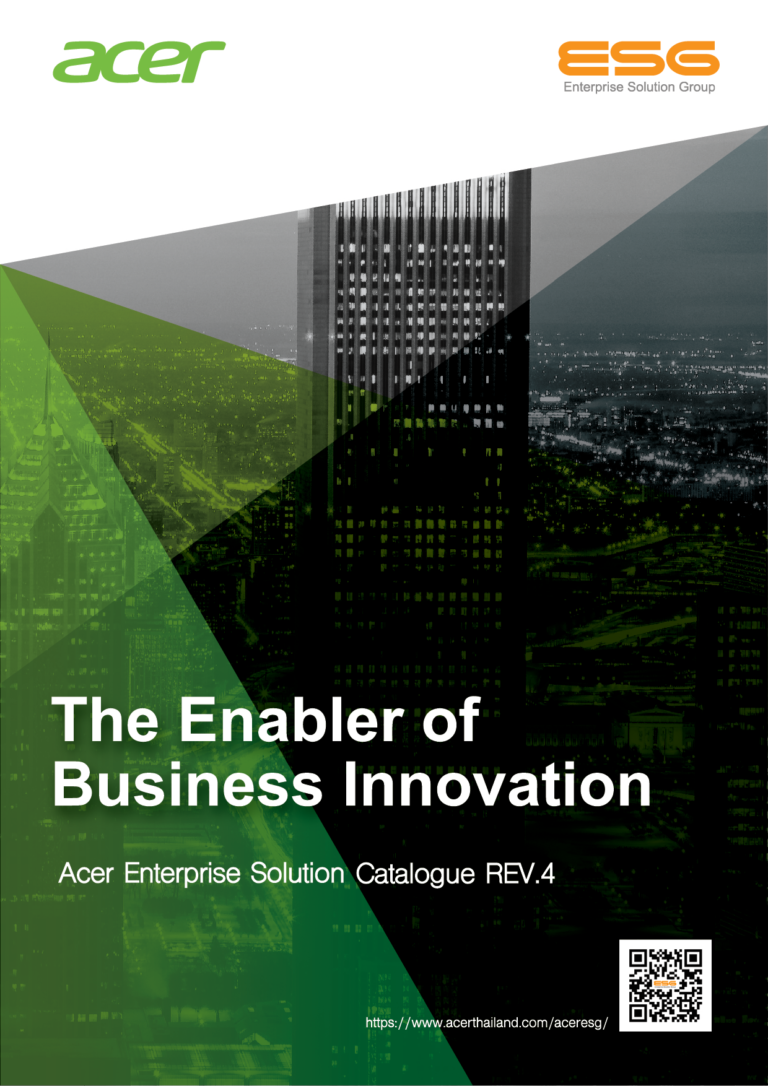 Acer ESG - The Enabler of Business Innovation [Catalog] - Acer Enterprise Solution Group